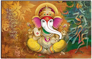 Craft Junction 6 MM MDF Lord Ganesha Art Print Design Digital Reprint ...