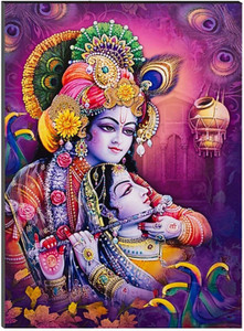 Craft Junction 6 MM MDF Lord Radha Krishna Art Print Design Digital ...