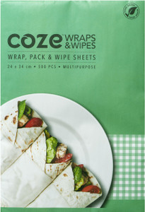 COZE Wraps & Wipes Multipurpose Sheets (24*34cm) 500 SHEETS Parchment ...