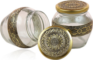 NAVRANG Glass Tea Coffee & Sugar Container - 500 ml Price in India ...