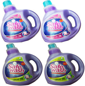 SAFE WASH 2 FRONT LOAD MATIC PREMIUM LIQUID DETERGENT 1.3L + 2 TOP LOAD ...