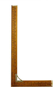 Flipkart.com | Noori Creation l-Scale Wooden Ruler-Tailoring Scale for ...