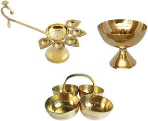 Shriram Traders Panch Aarti/Diya, Akhand Jyoti Diya/Lamp & Chowmukh ...