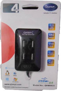 QUANTUM 2.0 USB Hub Multiuse Adapter 4 Port QHM6689 USB Hub Price in ...