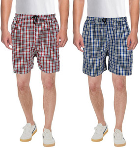 GOGGIAN Checkered Men Boxer - Buy GOGGIAN Checkered Men Boxer Online at ...