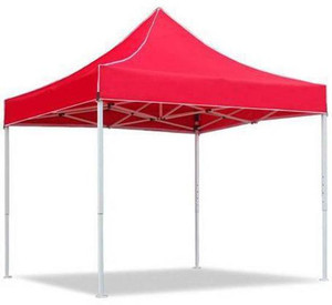 dtc CANOPY MARKETING STALL TENT WHITE FRAME (10X10FT/3X3MTR) Fabric ...
