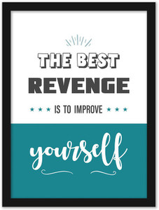 Motivational Quotes Frame for Office Wall School Study Room College ...