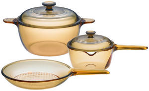 VISIONS Induction Bottom Non-Stick Coated Cookware Set Price in India ...
