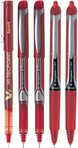 PILOT V7/V7 Grip/V7 RT (Red - Set of 5) Roller Ball Pen - Buy PILOT V7 ...