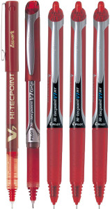 PILOT V7/V7 Grip/V7 RT (Red - Set of 5) Roller Ball Pen - Buy PILOT V7 ...