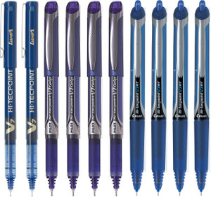 PILOT V7/V7 Grip/V7 RT (Blue - Set of 10) Roller Ball Pen - Buy PILOT ...