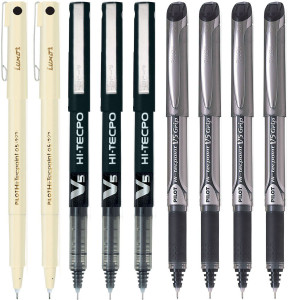 PILOT 05/V5/V5 Grip (Black - Set of 9) Roller Ball Pen - Buy PILOT 05 ...