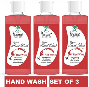 Organic Essence Hand Wash 99.99% Germs Clear 580 ML Set of 3 Hand Wash ...