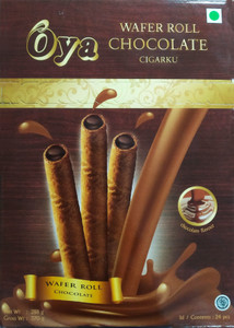 Oya Cigarku Wafer Roll Chocolate Sticks,288g (Pack Of 2) Wafer Rolls ...