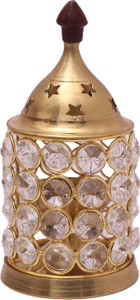 POOJA GHAR Golden Brass Reflecting Udipi Light Diya for Home Decor ...