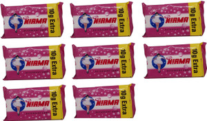 Nirma detergent cake 110 gm (pack of 8) Detergent Bar Price in India ...