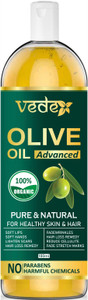 VEDEX Pure Olive Carrier Oil -Cold Pressed- 100 ml - moisturizes ...