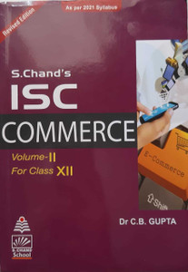 S Chand's ISC Commerce Volume-II For Class 12: Buy S Chand's ISC ...