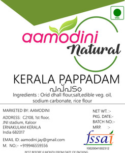 aamodini Kerala Pappadam (Pack of 25) Price in India - Buy aamodini ...