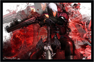 Devil May Cry DMC Game Poster with Frame F-25 Paper Print - Comics ...