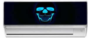 DECOR Production 91.44 cm AC Sticker Wall Sticker Split Ac Stickers Air ...