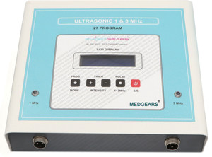 MEDGEARS Super Deluxe Ultrasonic Therapy Machine UST Physiotherapy ...
