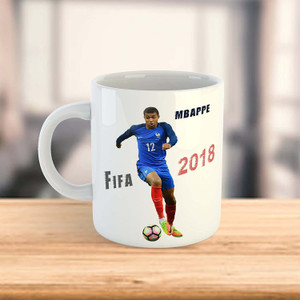 Artscoop Football Player Printed White Coffee Tea Cup for The Football ...