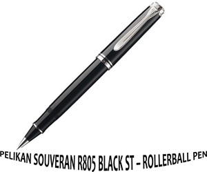 Pelikan SOUVERAN R 805 BLACK ST Roller Ball Pen - Buy Pelikan SOUVERAN ...