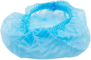 Palakshi Disposable Stretchable Blue Caps, Cover Hair for Hygiene, 100 ...