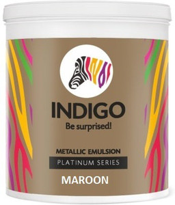 Indigo MAROON MAROON Emulsion Wall Paint Price in India - Buy Indigo ...