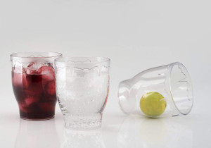 unique zone (Pack of 6) Stylish look Fancy Glass, Transparent Glasses ...