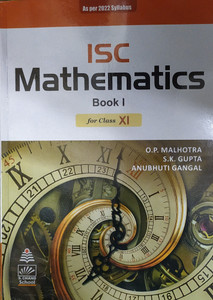 ISC Mathematics Book 1 For Class-11 By O P MALHOTRA For ( 2020-2021 ...