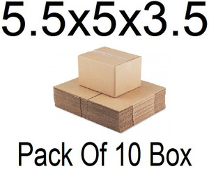 youlogic Corrugated Paper Brown carton Packaging Box size 5.5x5x3.5 ...