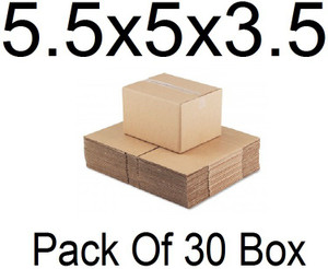 youlogic Corrugated Paper Brown carton Packaging Box size 5.5x5x3.5 ...