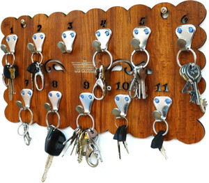 US DZIRE 844 Multi Key Holder, Cloth Hanger Hook Suitable for home ...