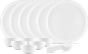 Dine With Us Pack of 18 PP (Polypropylene) Microwave Safe Solid ...