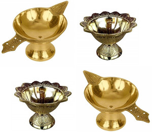 Adhvik Combo Of 2 pcs Diwali Devdas (No 1 ) Oil / Ghee Diya With 2 pcs ...