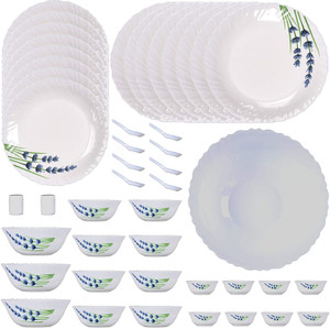 LAOPALA Pack of 46 Opalware Novo Collection English Lavender Dinner Set ...