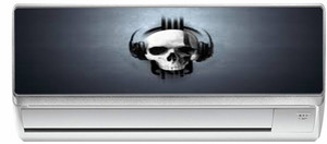 HD RAPID DESIGN 81.28 cm AC Split Stickers Air Conditioner Sticker ...