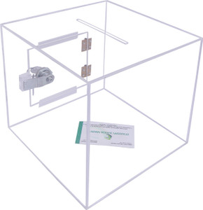 RASPER Transparent Acrylic Donation Box, Daan Patra, Drop Box, Ballot ...