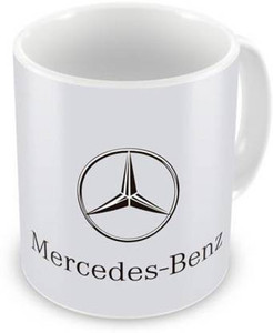 CHHAAP |MERCEDES BENZ|Printed Ceramic White Tea & Coffee Ceramic Coffee ...