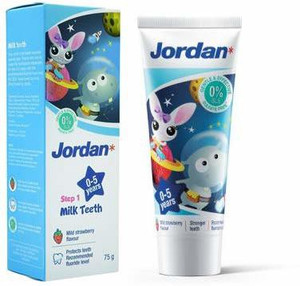 Jordan Kids Toothpaste 0-5 Years Milk Teeth Toothpaste - Buy Baby Care ...