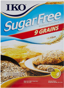 Iko Sugar Free Biscuits, 9 Grain, 200g High Fiber Biscuit Price in ...