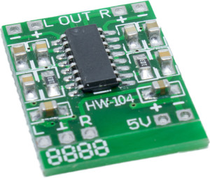 TechInfo 3W+3W Dual Channel Mini Digital Stereo 5v Amplifier Board ...