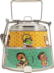 Flipkart.com | chumbak Bobble Heads Steel Lunch Box 2 Containers Lunch ...