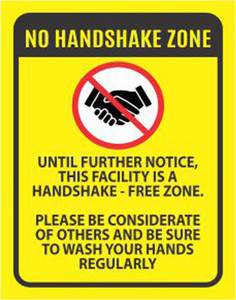 Wall Kriti No handshake Emergency Sign Price in India - Buy Wall Kriti ...