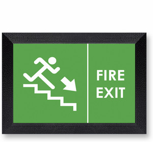 Ritwika's Fire Exit Emergency Sign Price in India - Buy Ritwika's Fire ...