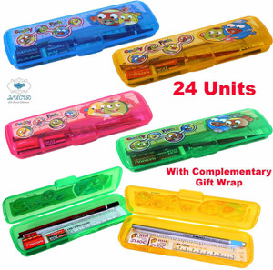 Flipkart.com | Lucid...We Build Relations Pencil Box Cartoon Art ...