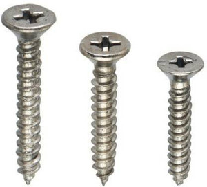 crab grip Stainless Steel Flat Head Self-tapping Screw Price in India ...
