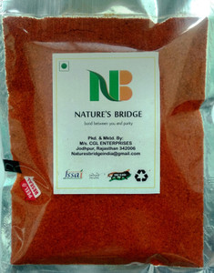 Nature's Bridge Organic Red Chilli Powder/ Mathania Lal Mirch Powder ...